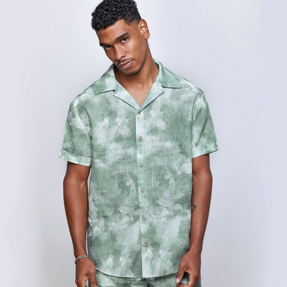 Lay Lo Designs | Shirts | Lay Lo Designs Silk Button Down Shirt | Poshmark